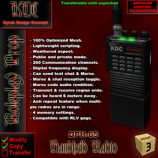 Release of the DPH-65 Handheld Radio! | KDC - Kyrah Design concept